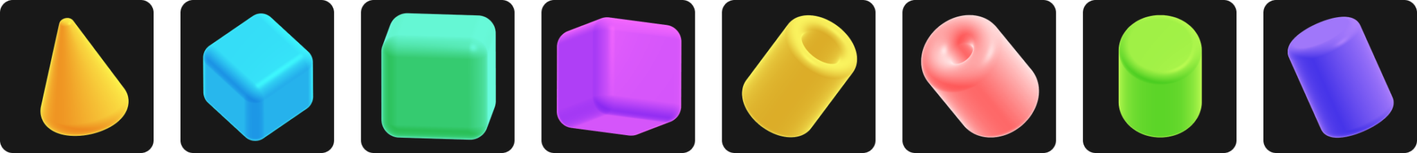 Glaze - Customizabile 3D icons | GRAFIK STASH