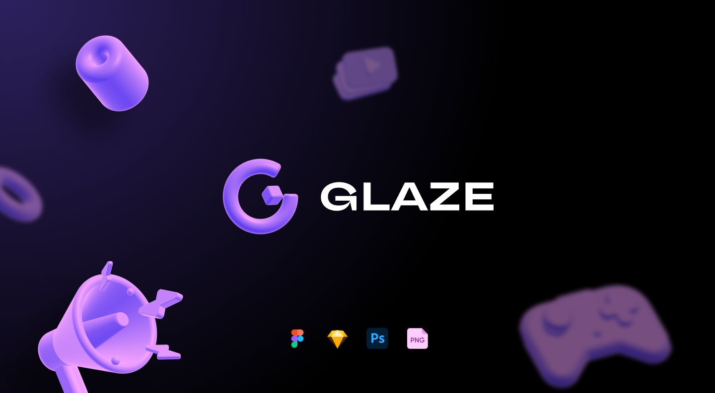 Glaze - Customizabile 3D icons | GRAFIK STASH