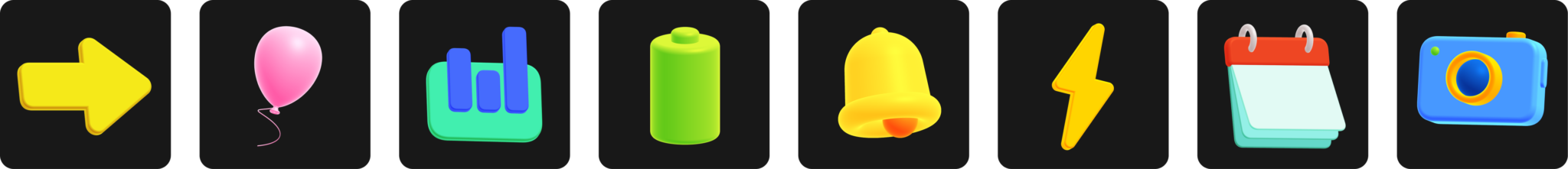 Glaze - Customizabile 3D icons | GRAFIK STASH