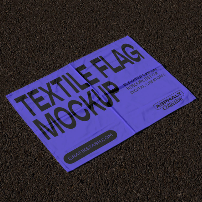 Textile Flag Mockup | GRAFIK STASH